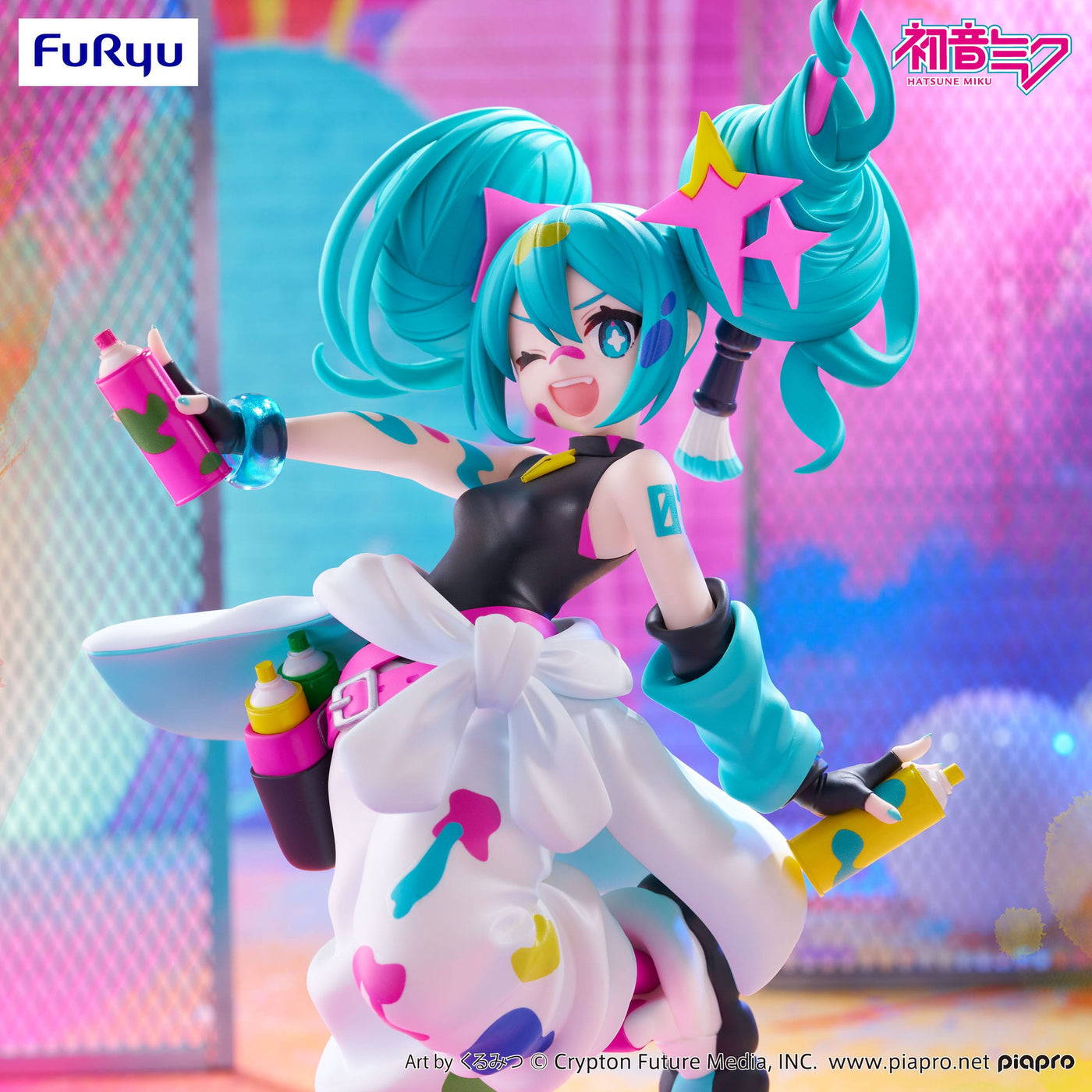Hatsune Miku Trio-Try-iT PVC Statue Miku Paint Girl 19 cm – Camden Anime