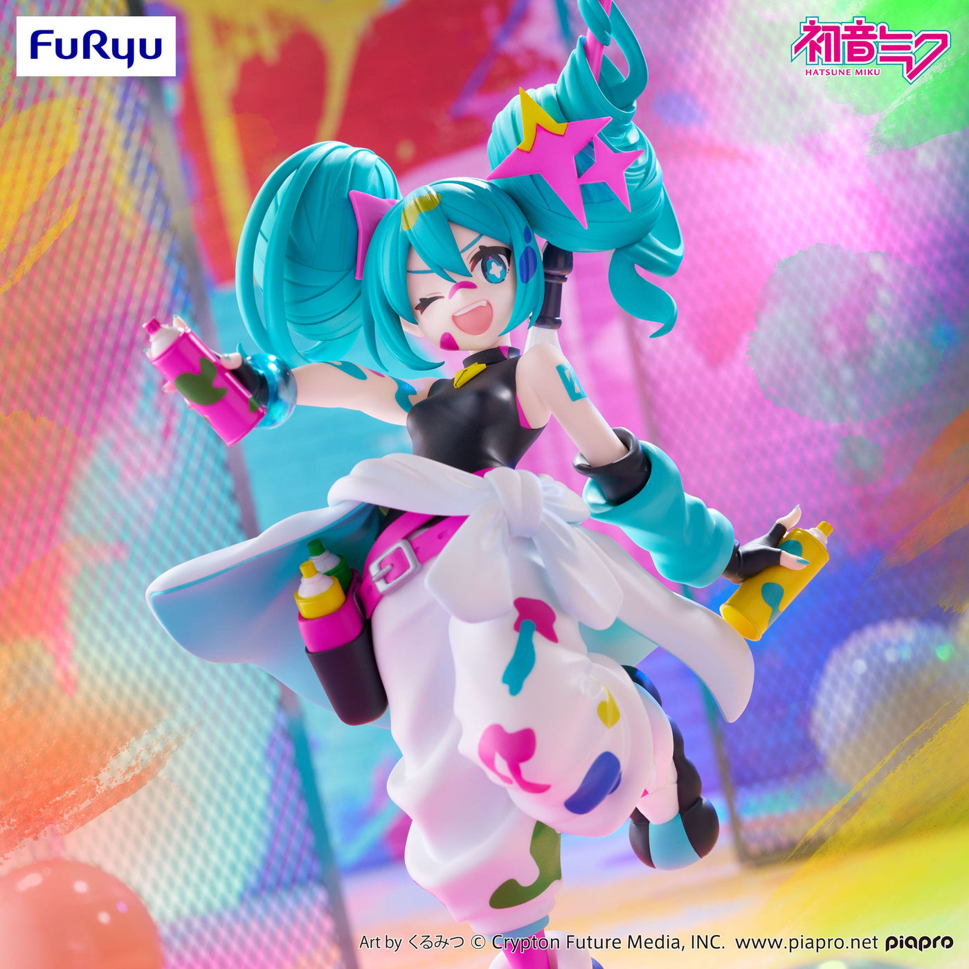 Hatsune Miku Trio-Try-iT PVC Statue Miku Paint Girl 19 cm – Camden Anime