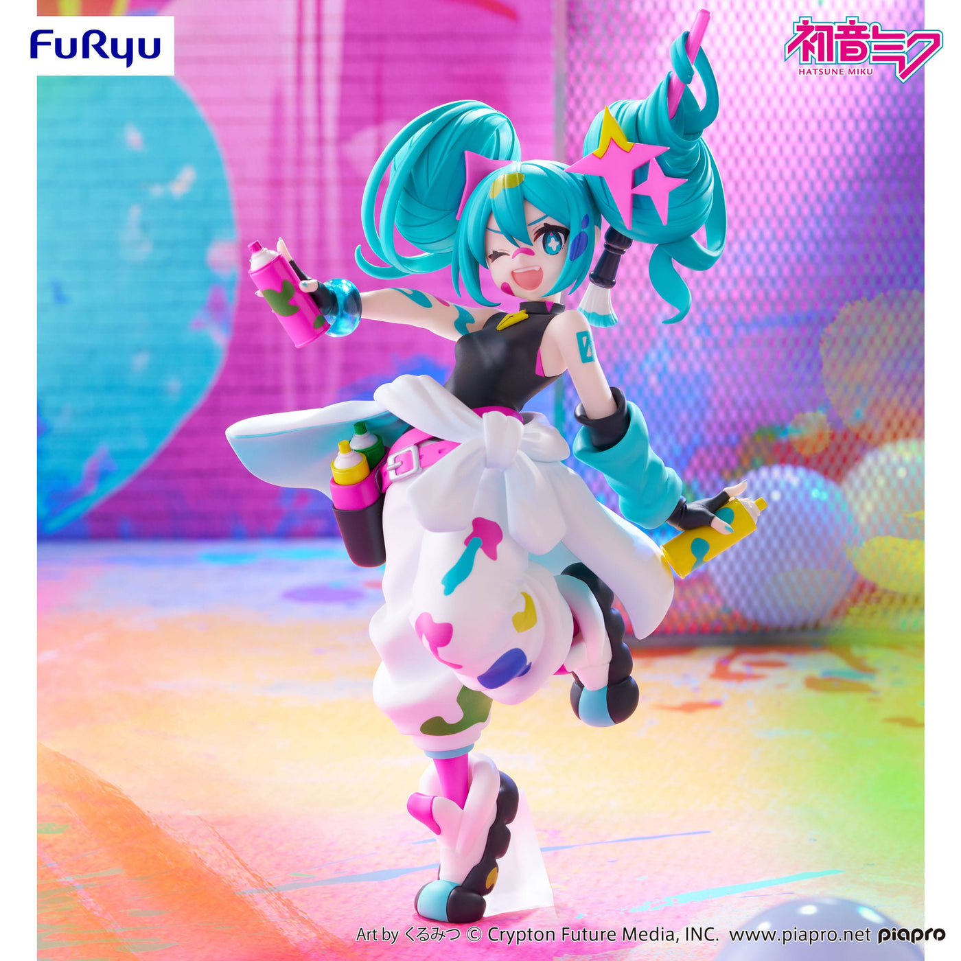 Hatsune Miku Trio-Try-iT PVC Statue Miku Paint Girl 19 cm – Camden Anime